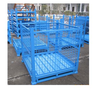 China Customizable heavy-duty foldable storage box for auto parts, used for goods and storage equipment in factories and distribution centers. for sale