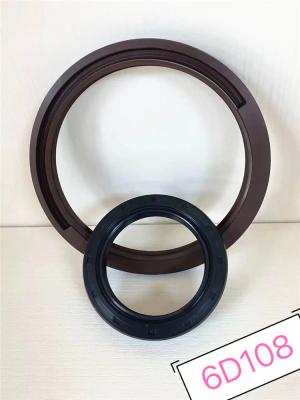 China 6D108 S6K 6D34 6D31 6D95 Crankshaft Front Oil Seal For Excavator Engine for sale