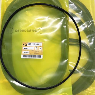 China 423-33-31430 4233331430 Black NBR Back up Ring for Hydraulic Cylinder Excavator Kit for sale