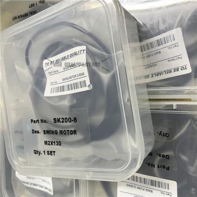 China SK200-8 M2X130 Swing Motor Seal Kit Hydraulic Cylinder Excavator Seal Kit for sale
