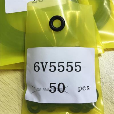 China 6V5555 0967570 096-7570 4F7388 NBR Black Oring Hydraulic Cylinder Loader Seal Kit for sale