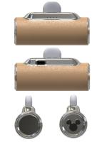 China Pocket Type Leather Power Bank 5000mAh Over 300 Times Cycle Life for sale