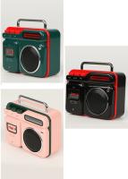 China Mini Portable Bluetooth Speakers Metal Housing Patent Design Radio Type for sale