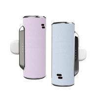 China Compact Portable Fashion Power Bank Pocket Sized Built In Cable for sale