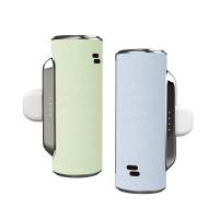 China Mini Portable Leather Power Bank 5V 2.1 A With Built-In Type-C Connector for sale