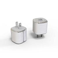 China Patent Design Type C Wall Charger 35W Dual Ports Mini GaN Charger Diamond Shell for sale