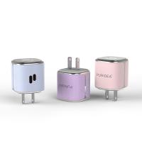 China GaN Type C Wall Charger PD 35W Dual USB C Wall Charger With Electro Plate for sale