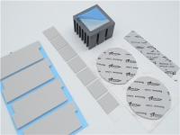 China Zpaster100-15-02F Non-Silicone Thermal Conductive Filler Pad 1.5 W/mK 0.25-5.0mm Thickness for sale