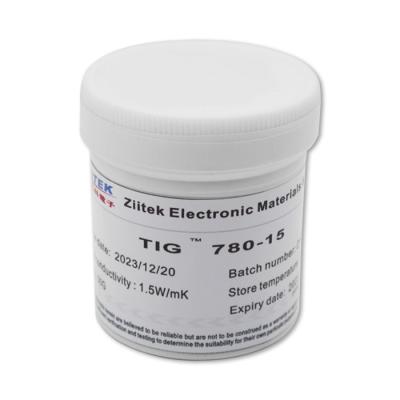 China TIG780-15 Silicone Thermal Grease - 1.5W/mK Conductivity, -45°C to 200°C Operating Range for sale