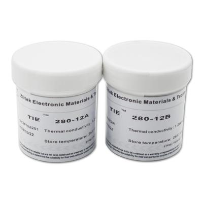 China TIE280-12AB Thermal Conductive Epoxy Potting Compound - 1.2W/mK Thermal Conductivity, UL 94 V-0 Rated for sale