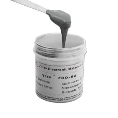 China TIG780-52 Thermal Grease with 5.2W/mK Conductivity and UL94 V-0 Rating for CPU GPU Cooling Applications for sale