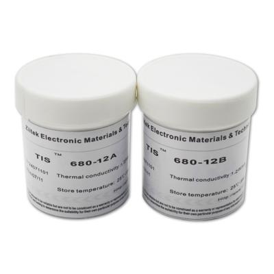 China TIS680-12AB Gray Thermally Conductive Potting Compound 1.2W/mK with UL94 V-0 Rating for Electronics for sale