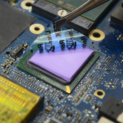 China TIF500US Thermal Insulated Gap Pad 2.6W/mK Silicone Pad 0.25mm to 5mm for GPU Laptop for sale