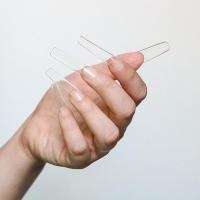 China 500PCS Half Cover False Nails Tips ABS Natural 11 Sizes Lady French Acrylic Artificial Tip for sale