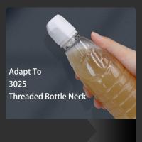 China Innovation Compostable Plastic  Solid-liquid Separation Press Shake Nutrient Lid For Vitamin Drink Packaging for sale