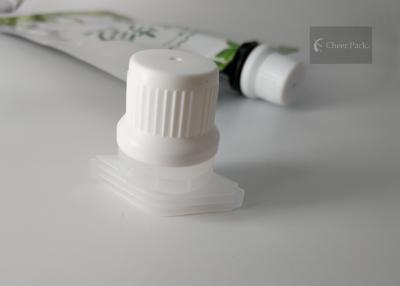 China Professional White Pour Spout Caps Food Grade With 15mm Inner Diameter for sale