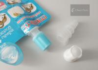 China Plastic Nozzle Cover Baby Food Pouch Tops For Small Stand Up Bag for sale