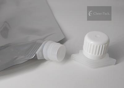 China Cheer Pack 16 mm White Color Plastic Spout Cap Food Grade Material for sale
