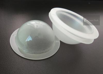 China Transparent Color Scrub Mini Capsule Pack PP Material Round Bottom for sale