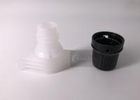 China Food Grade Material Twist Spout Cap For Plastic Bag , White / Black Color for sale