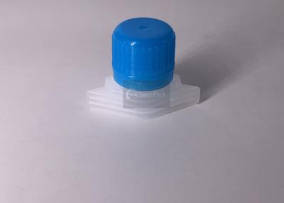 China Flexible Packaging  Spout Cap Injection Modeling Blue Color PE Material for sale