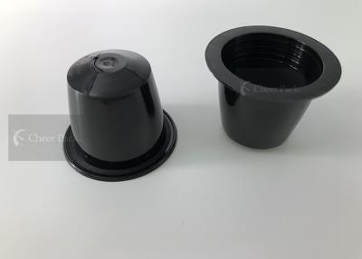 China Black Food Grade Coffee Pod Capsules PP Materials With 8g Capacity , OEM ODM Service for sale