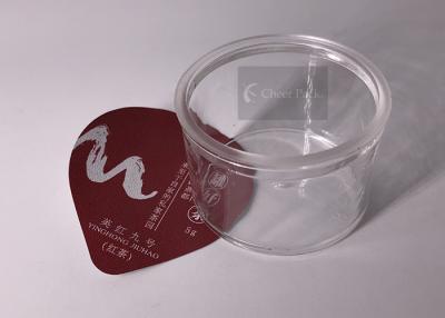 China 35 Gram 100% Acrylic Small Plastic Containers For Apple Jam Packing for sale