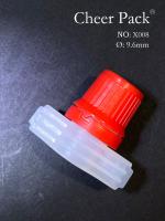 China PE Material For Condiments , Chicken Essence , Facial Mask Cosmetics 9.6mm Inner Diameter Plastic Spout Cap Manufacturer for sale