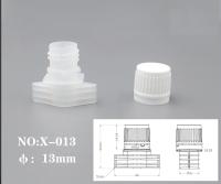 China PE Material Plastic Spout Caps With An Inner Diameter Of 13mm For Seasoning , Sugar And Fruit Juice for sale