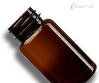 China 6.75 Oz 200 Ml Amber Dark Green Polyester Health Product Plastic Packaging Bottle Cap 38mm 38-400 for sale