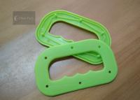 China Professional Green Color Plastic Bag Handles , Grocery Bag Carrier Handle for sale