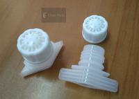 China White Food Grade Twist Spout Cap For Plastic Bag , 52mm Heat Seal Size for sale