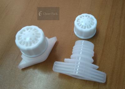 China White Food Grade Twist Spout Cap For Plastic Bag , 52mm Heat Seal Size for sale
