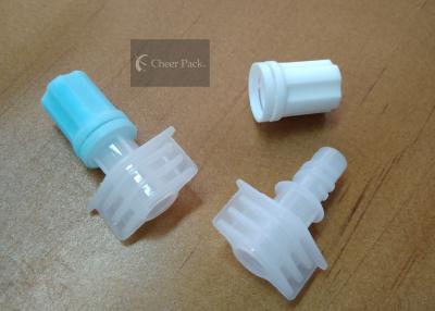 China Blue Color Plastic Pour Spout Caps For Stand Up Doypack , Inner Diameter 5 Mm for sale