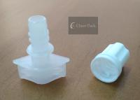 China White Color Baby Food Pouch Caps PE Material With 7 Mm Outer Diameter for sale