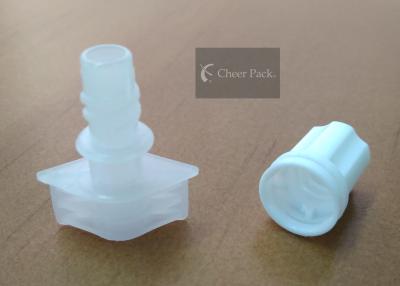 China White Color Baby Food Pouch Caps PE Material With 7 Mm Outer Diameter for sale