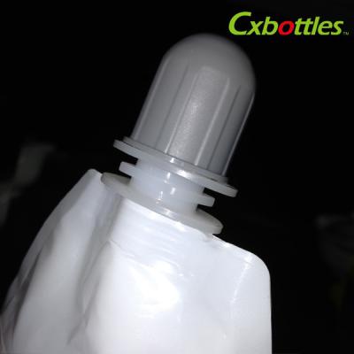 China Different Styles White PE Flip Spout Cap With 150C Thickness , OEM ODM Service for sale