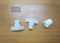 China White Pour Spout Caps For Plastic Pouch Outer Diameter 1.16cm for sale