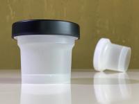 China 100ml Cream Jar Cosmetic Packaging 60mm Total Height for sale
