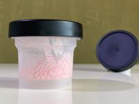 China 100ml Cream Jar Cosmetic Packaging 60mm Total Height for sale