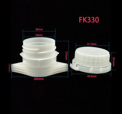 China 33mm Plastic Spout Caps Use On Stand-up Pouch Packaging For Packing Food & Cosmetic for sale
