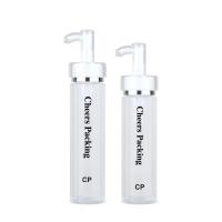 China 140ML PET Cosmetic Bottles For Lotion , Essential Oil With Pump Wholesale PET Cosmetic Bottles for sale