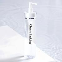China 140ML PET Cosmetic Bottles For Lotion , Essential Oil With Pump Wholesale PET Cosmetic Bottles for sale