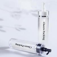 China 140ML PET Cosmetic Bottles For Lotion , Essential Oil With Pump Wholesale PET Cosmetic Bottles for sale