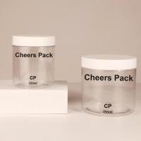 China Popular Food Grade Clear PET Plastic Jars With Screw LIDS for sale