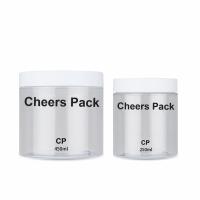 China Popular Food Grade Clear PET Plastic Jars With Screw LIDS for sale