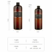 China 300 500 Lotion Pump Bottle for Liquid Body Wash 16oz Clear White Pet Plastic Shampoo Bottles for sale