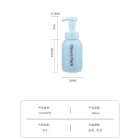 China Wholesale 200ml 300ml 400ml 500ml Cosmetic PET Foaming Cleanser Facial Foam Pump Soap Dispenser Bottle for sale