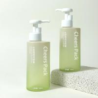 China New Design Cosmetic Containers 150ml/500ml Skincare Packaging White Gradient PET Bottle With Lotion Pump for sale