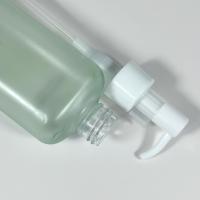 China Green Luxury 50ml 100ml 450ml Round Plastic Cosmetic Lotion Bottles PP Material Press Pump Squeeze Bottles For Skin Care Shampoo for sale